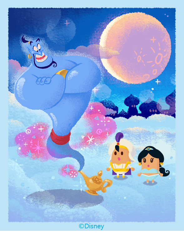 Prince Ali, Jasmine and Jeannie from “Aladdin” are now available as ...